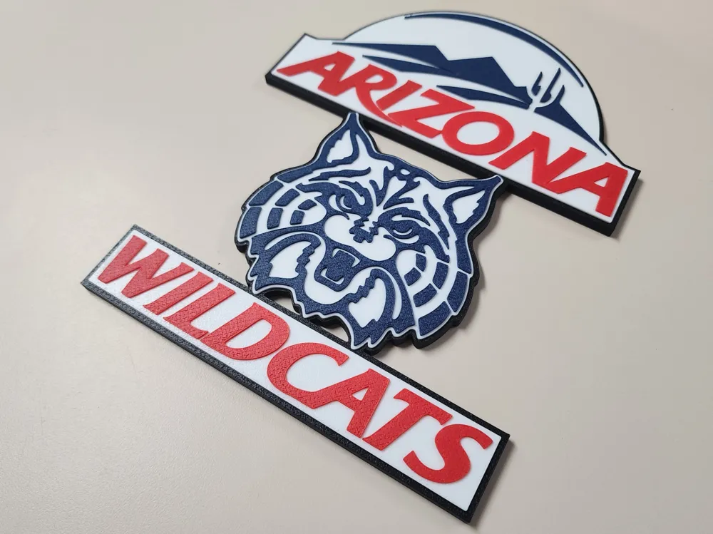 Arizona Wildcats Wall Display - Free 3D Print Model - MakerWorld