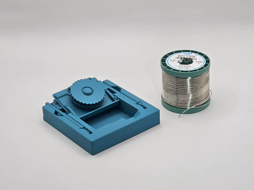 Solder Wire Stand, foldable_compact_print in place by Robotobi ...