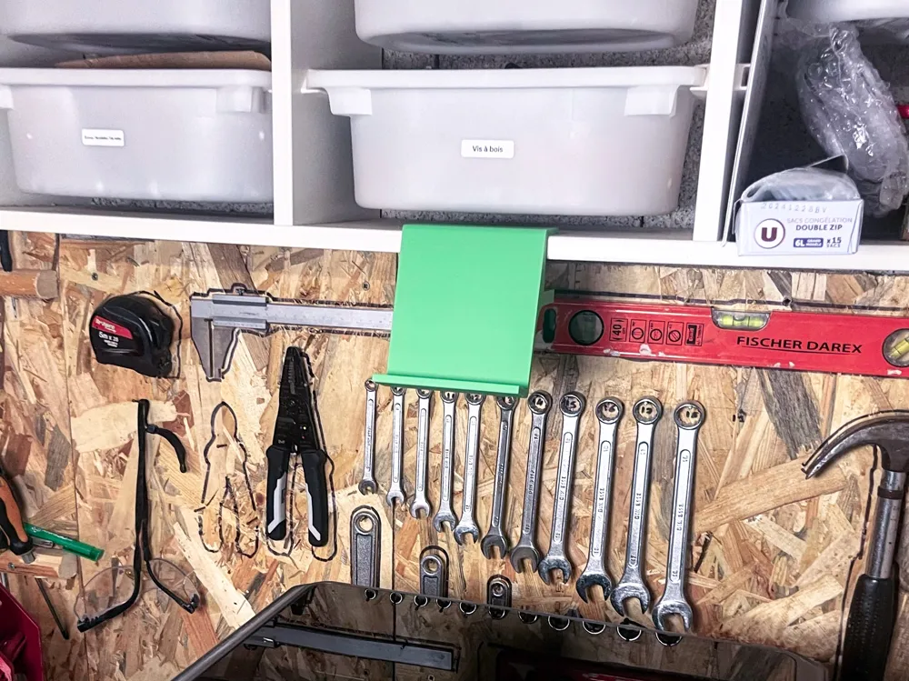 Universal bookshelf stand for book and tablet - Free 3D Print Model ...