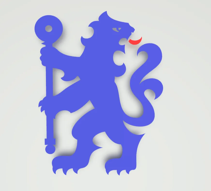 Chelsea Lion - Free 3D Print Model - MakerWorld