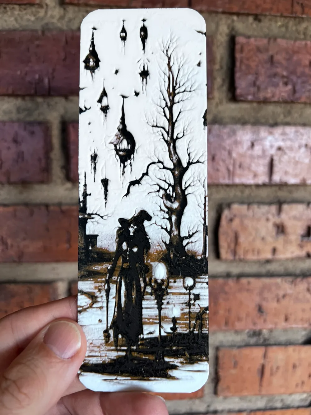 Set 4 bookmarks Witch halloween hueforge by Mysstra hueforge 3Dart ...