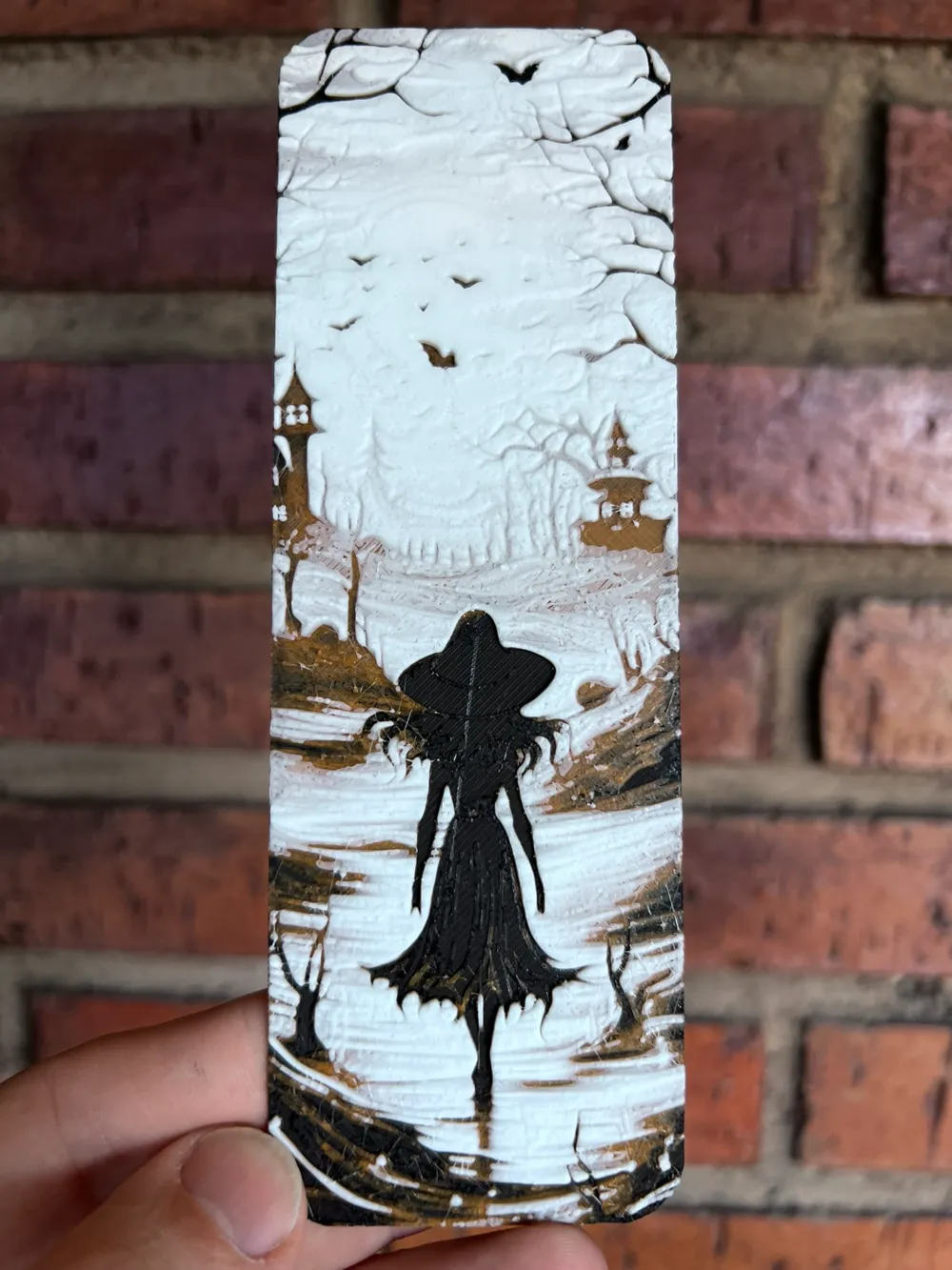 Set 4 bookmarks Witch halloween hueforge by Mysstra hueforge 3Dart ...