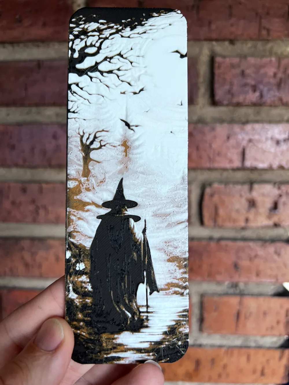 Set 4 bookmarks Witch halloween hueforge by Mysstra hueforge 3Dart ...