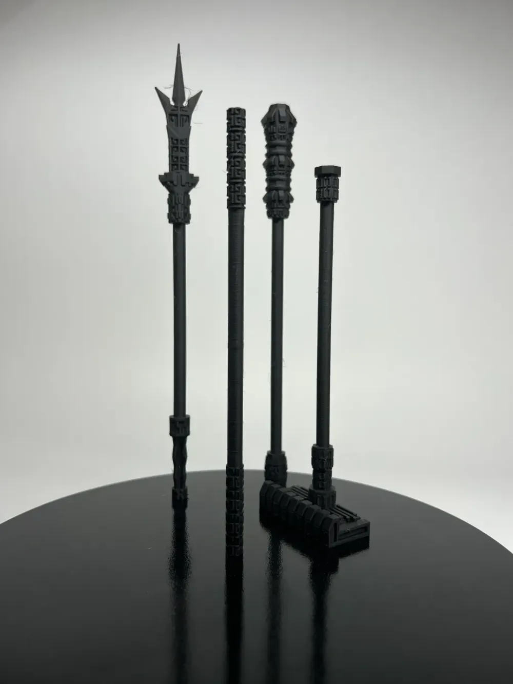 Ruyi Jingu Bang - Triple-pointed, Double-edged Dao - Nine-toothed Rake ...