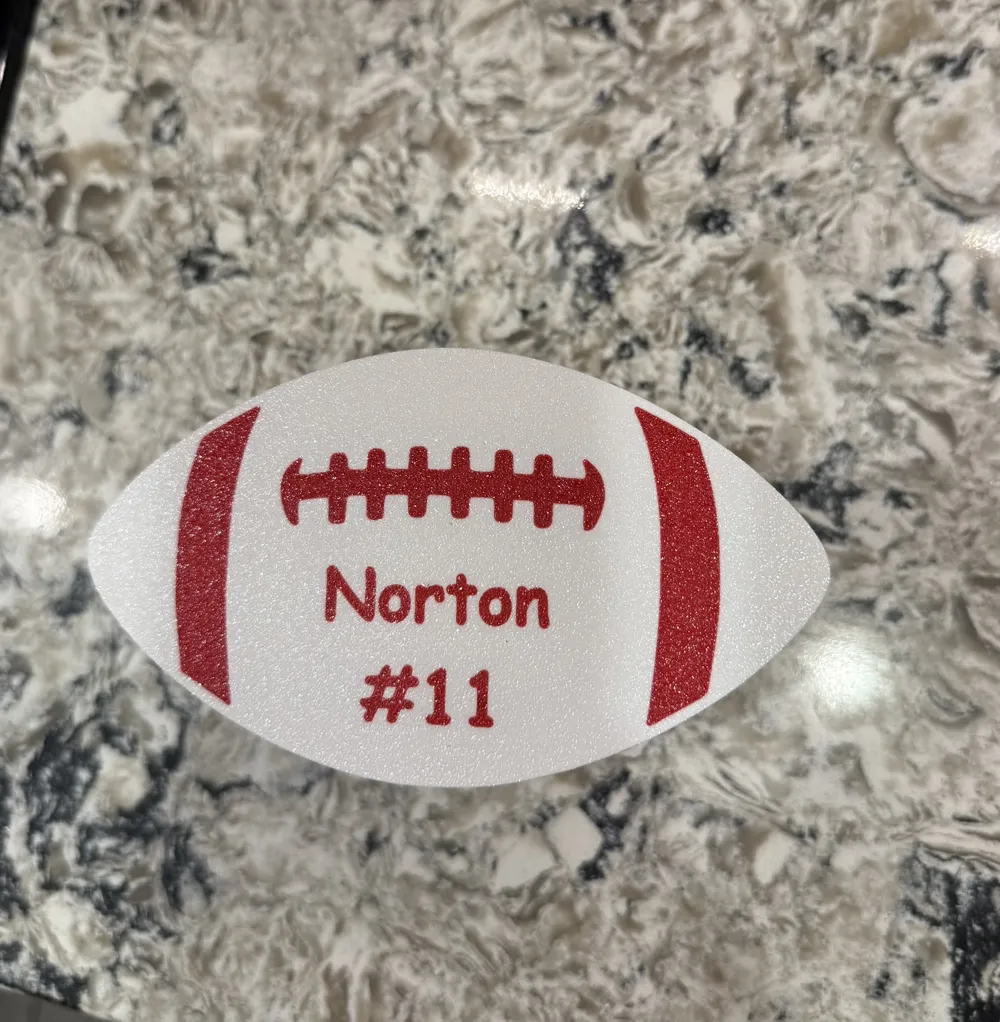 Football Hitch Cover by Bob MakerWorld: Download Free 3D Models
