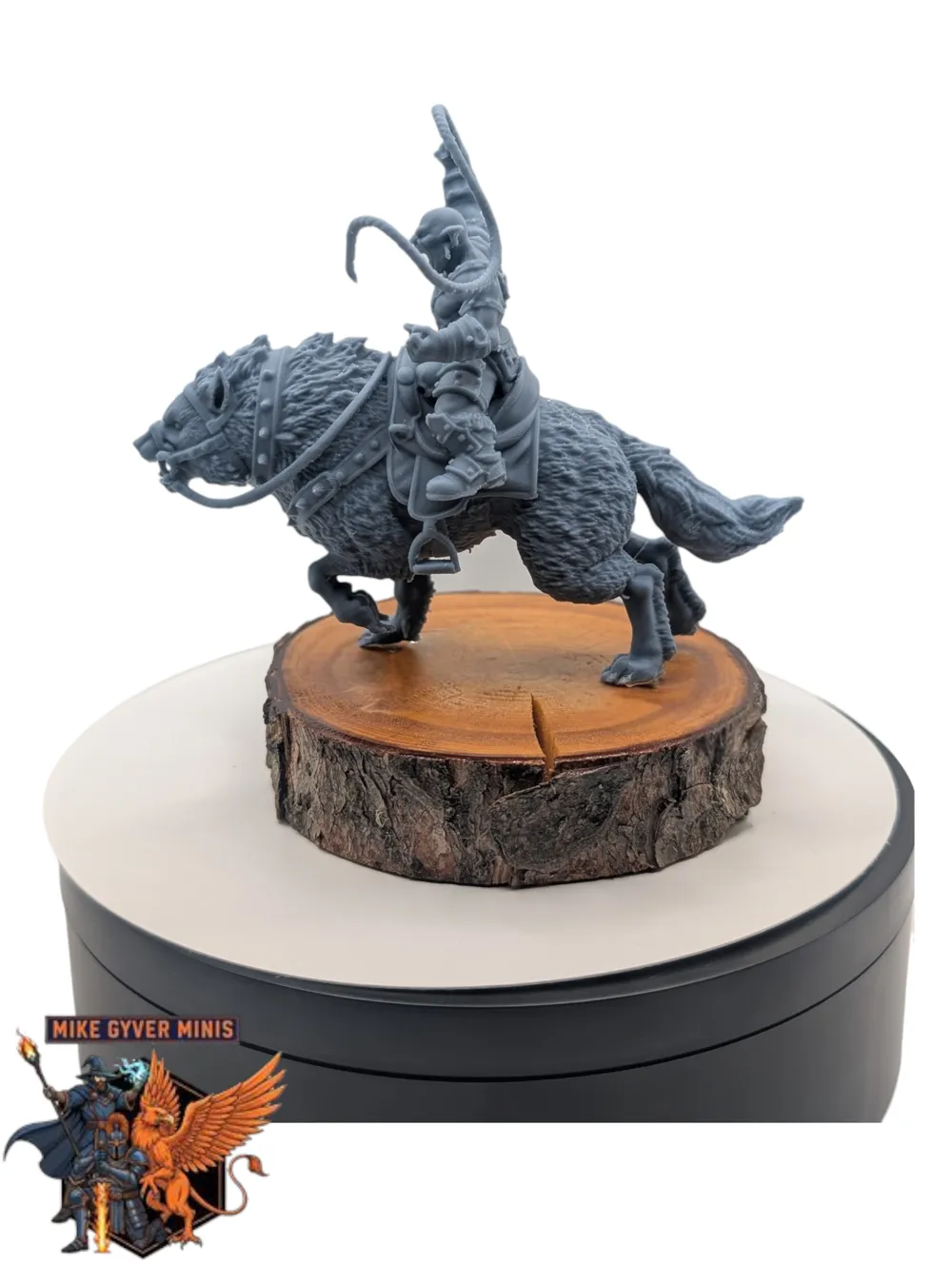 Goblin Worg Rider - MGM Print-Ready Mini - Free 3D Print Model - MakerWorld