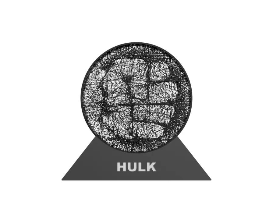 HULK STRING-ART / MARVEL / DECORATION by Sektor 7 Studios - MakerWorld