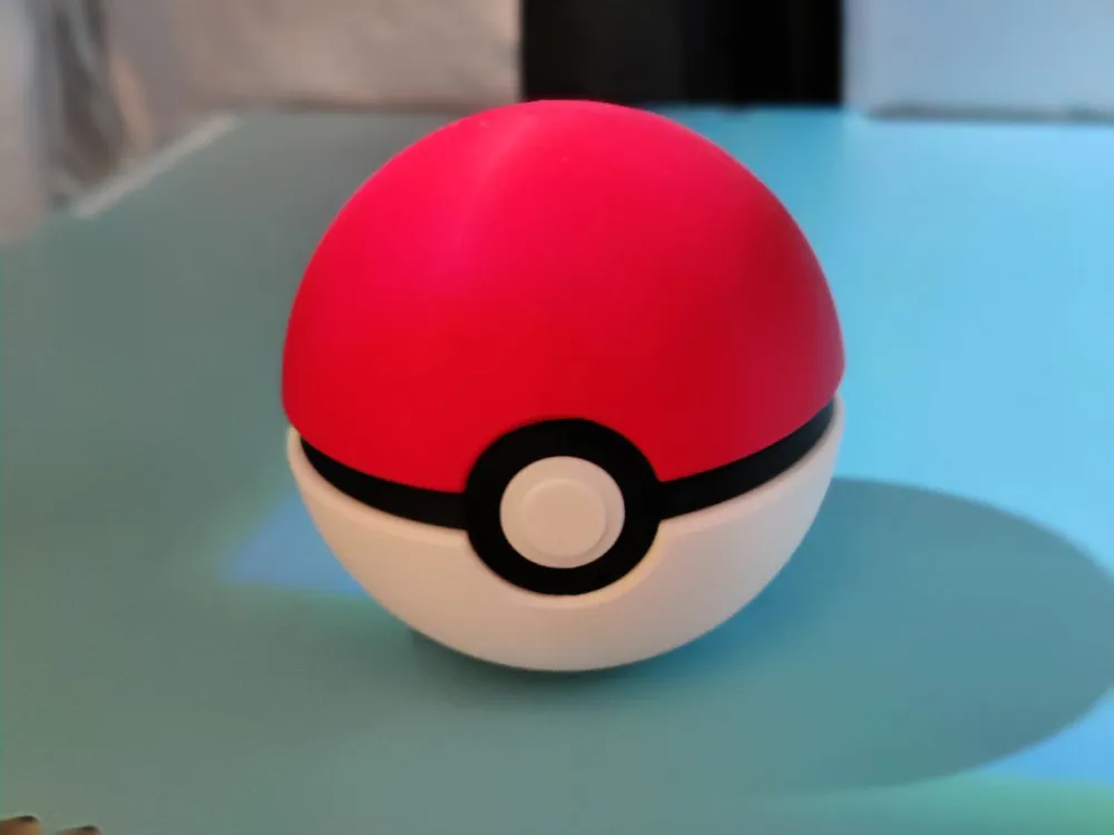 #0000 - Pokeball - Free 3D Print Model - MakerWorld