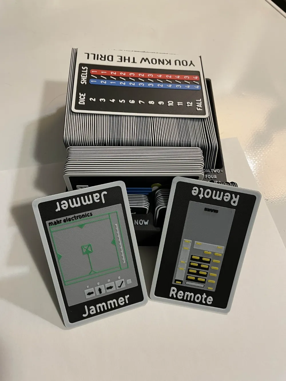 Jammer/Remote Cards for Buckshot Roulette by Fadetoblk27 - MakerWorld