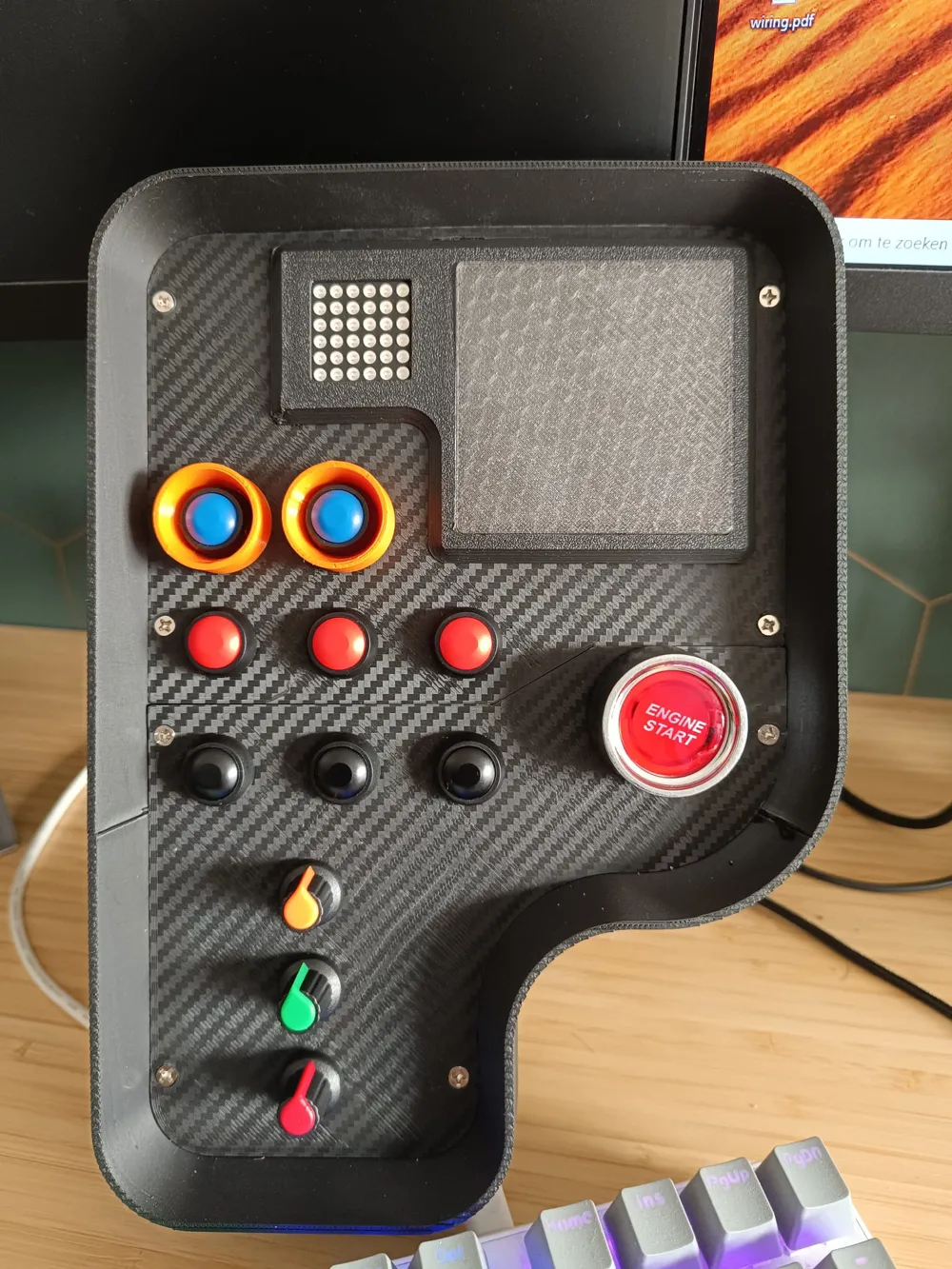 sim racing buttonbox by just actual kevin MakerWorld: Download Free 3D Models