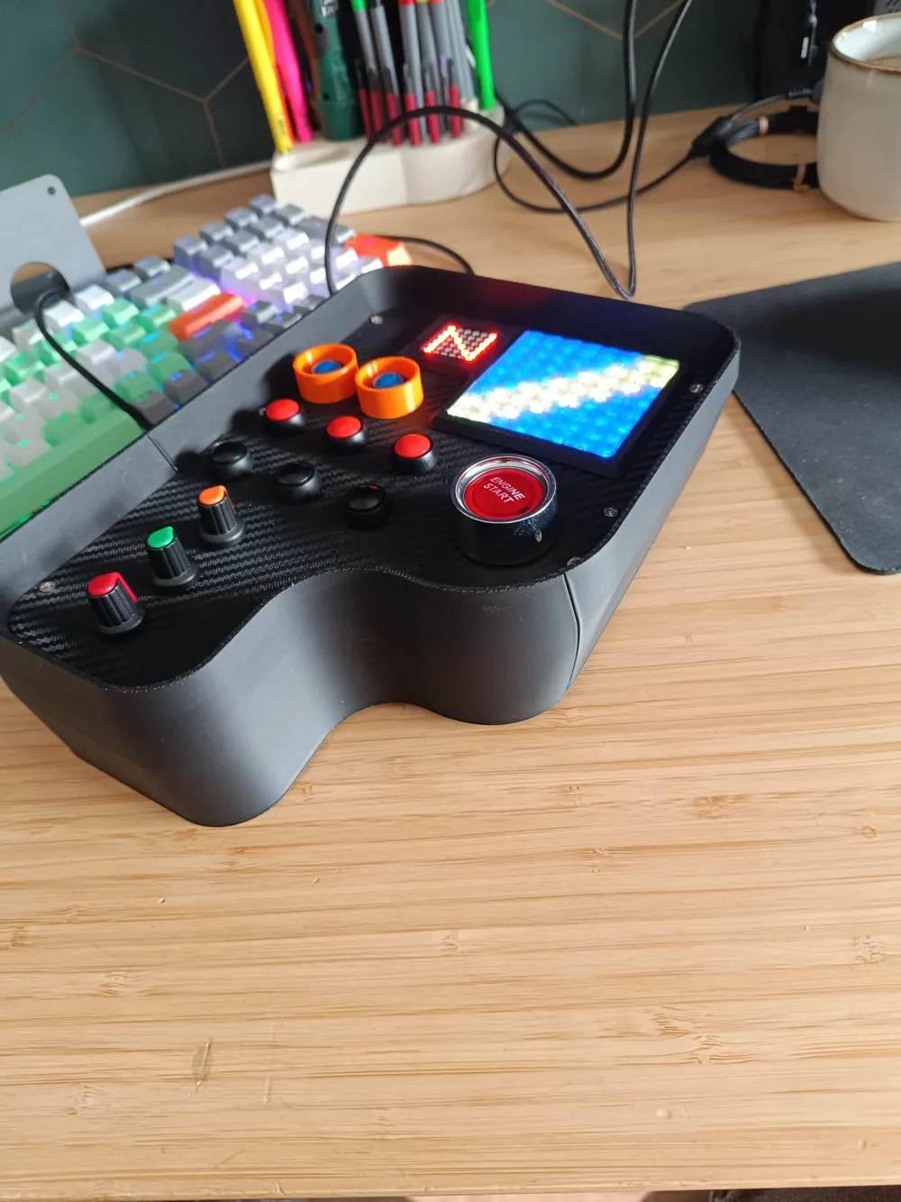 sim racing buttonbox - Free 3D Print Model - MakerWorld