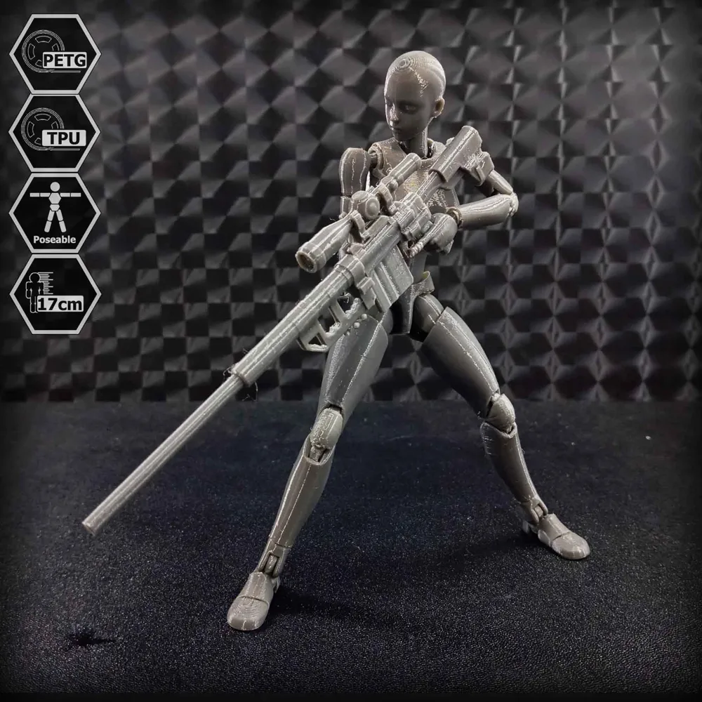 1/10 Scale TPU Articulated Action Figure E.V.A 02 - Free 3D Print Model ...