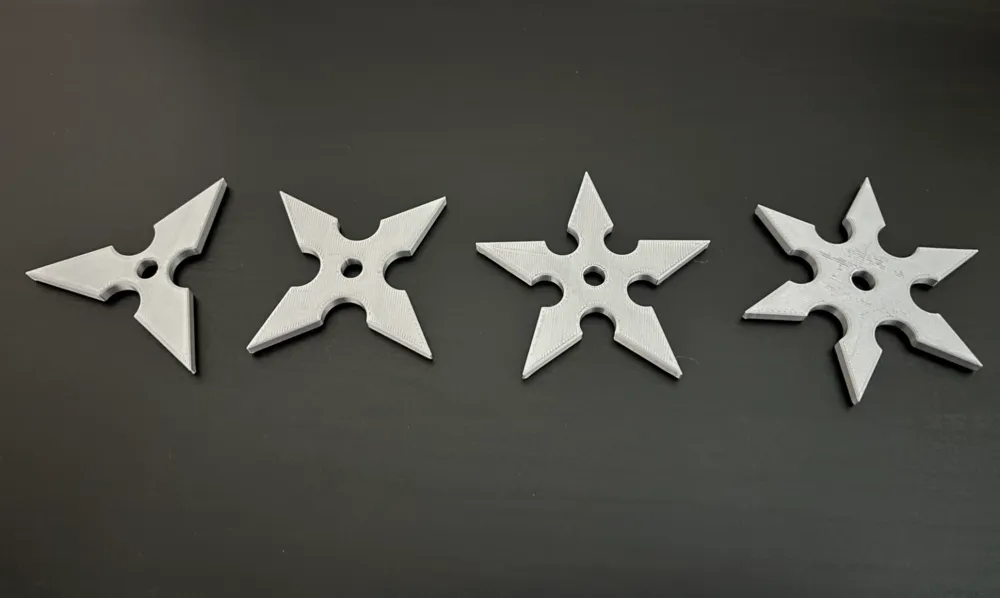 Mini throwing stars by SimonMakerWorld: Download Free 3D Models