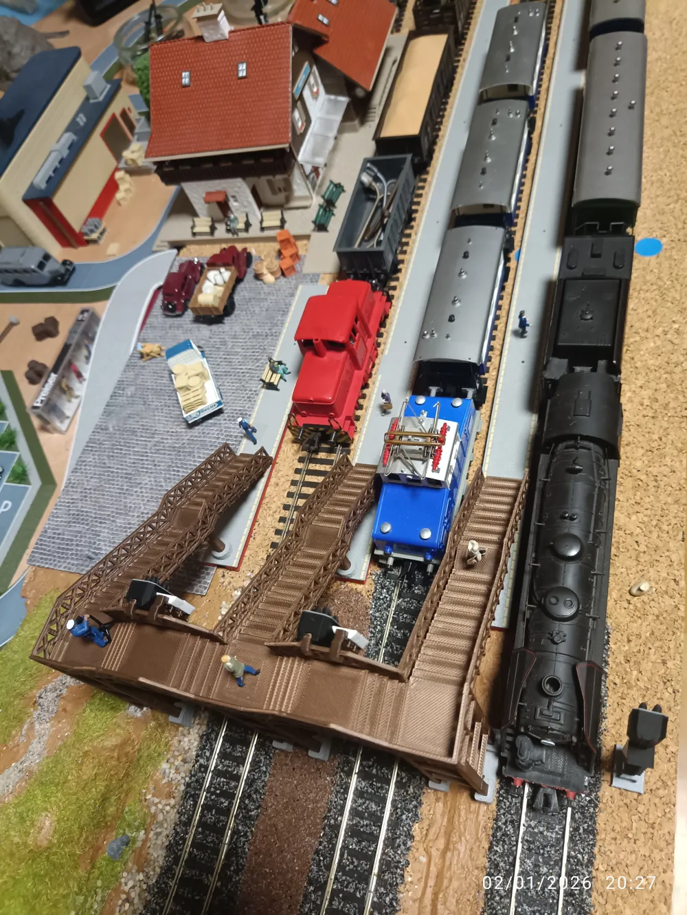 Mr HO Scale Double Footbridge - Free 3D Print Model - MakerWorld