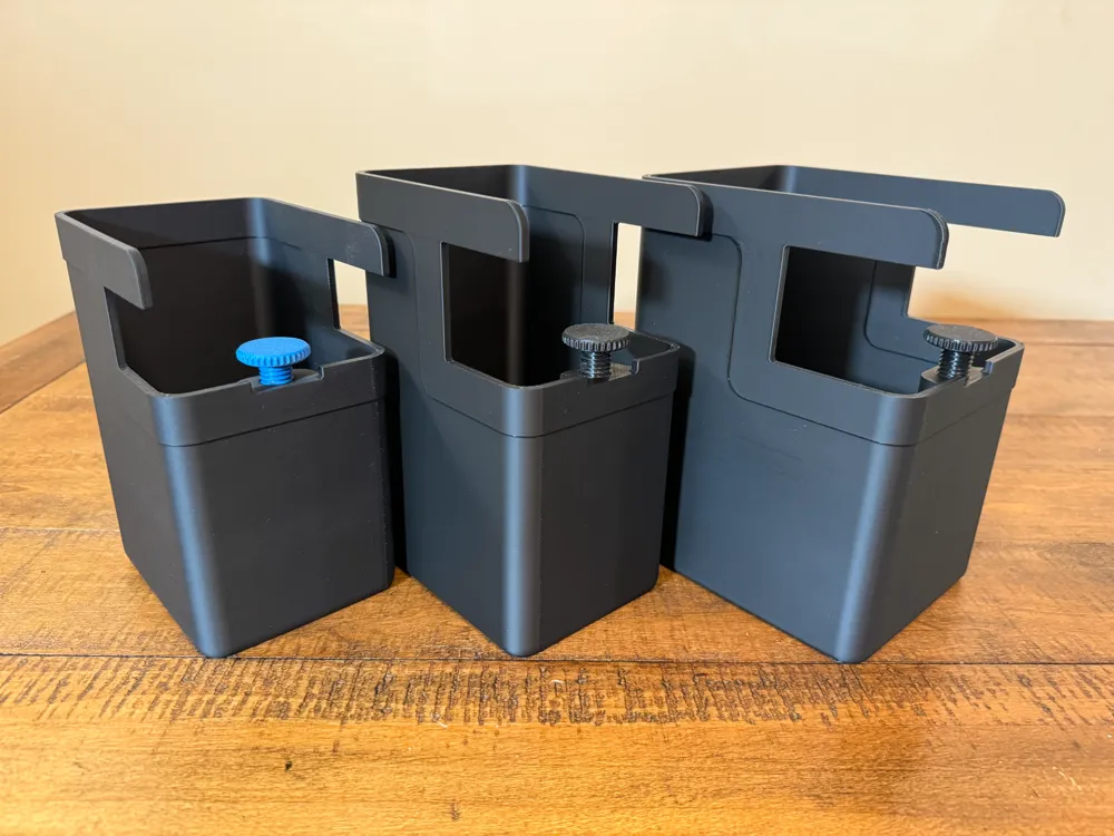 Clamp-On Desktop Trash Bin - Free 3D Print Model - MakerWorld