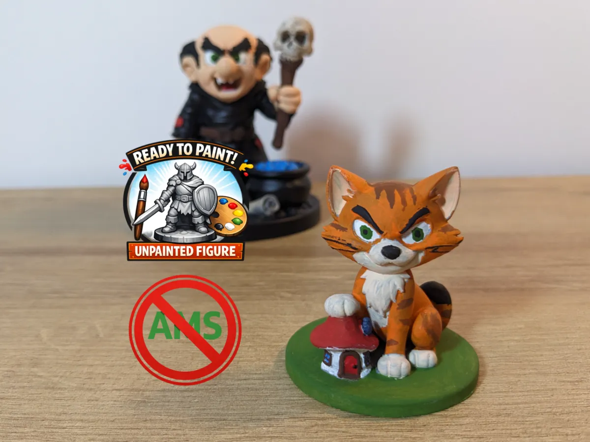 Azrael, Gargamel’s Cat - Free 3D Print Model - MakerWorld