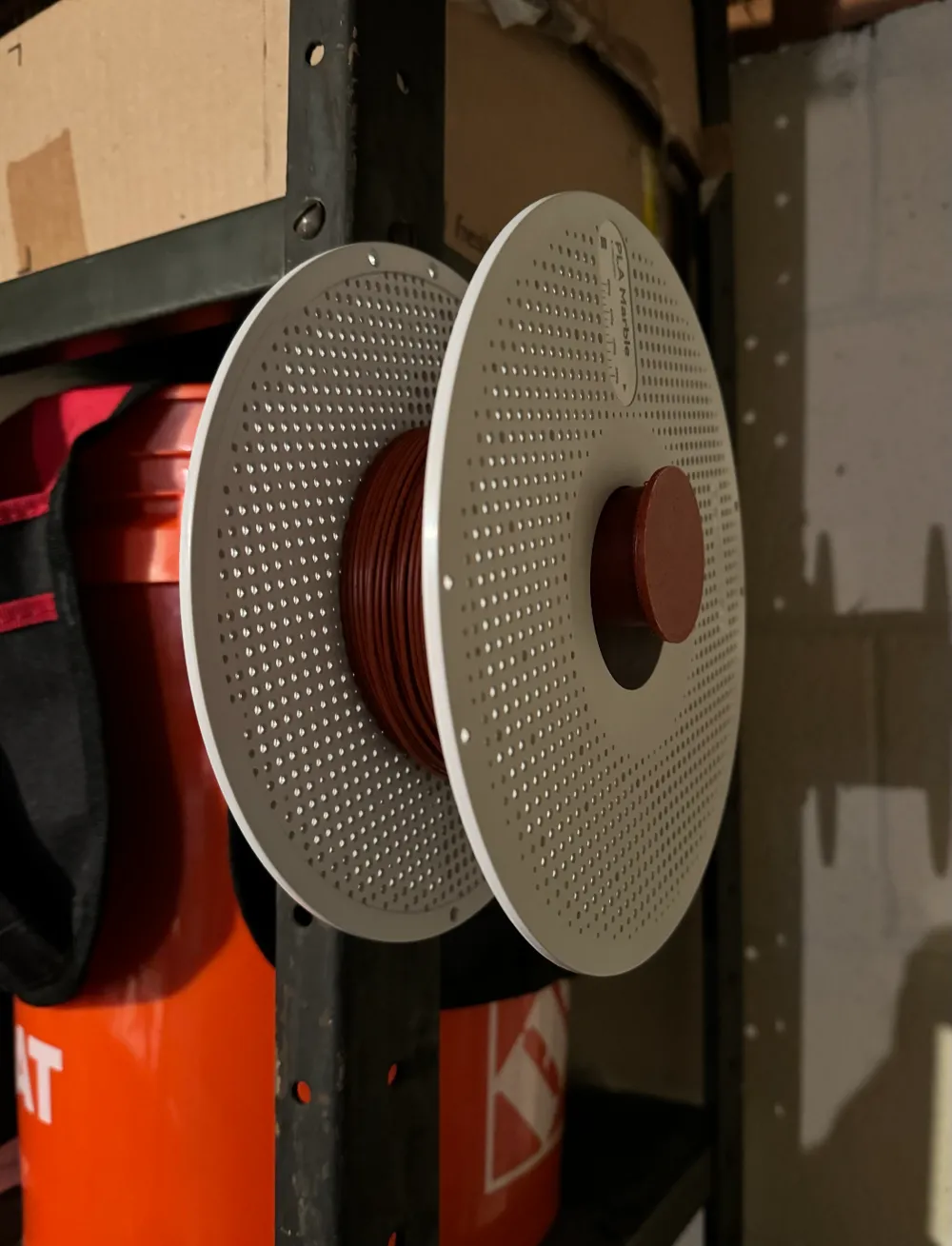 Filament Holder Shelf Bracket by mawittenauer - MakerWorld