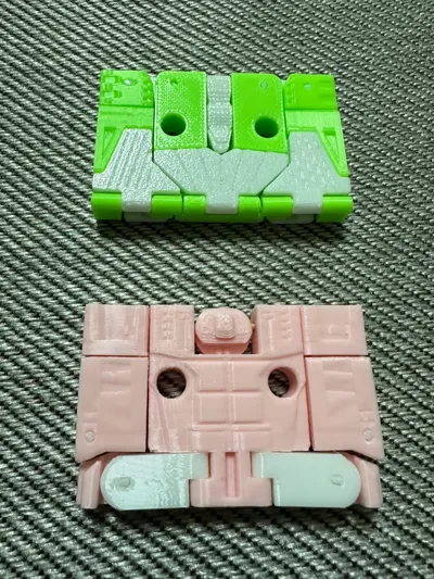 Transformers Cassette Warrior: Ravage and Laserbeak Combination by ...