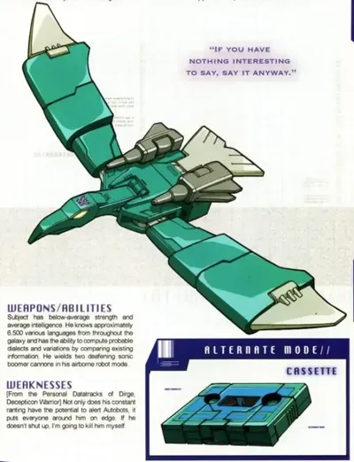 Transformers Cassette Warrior: Ravage and Laserbeak Combination by ...