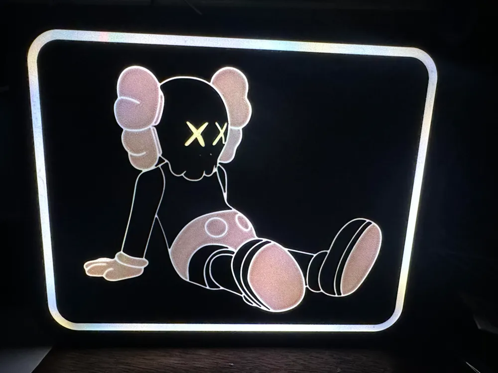 KAWS light box by jmf4408 - MakerWorld