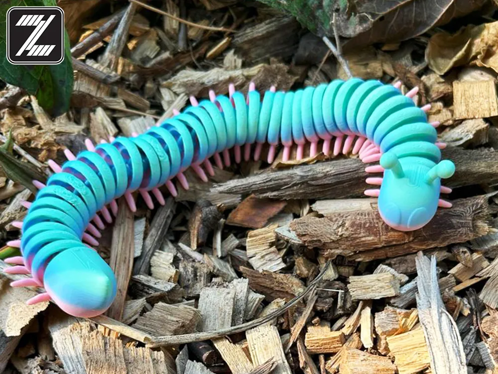 Articulated Flexi Millipede - Free 3D Print Model - MakerWorld