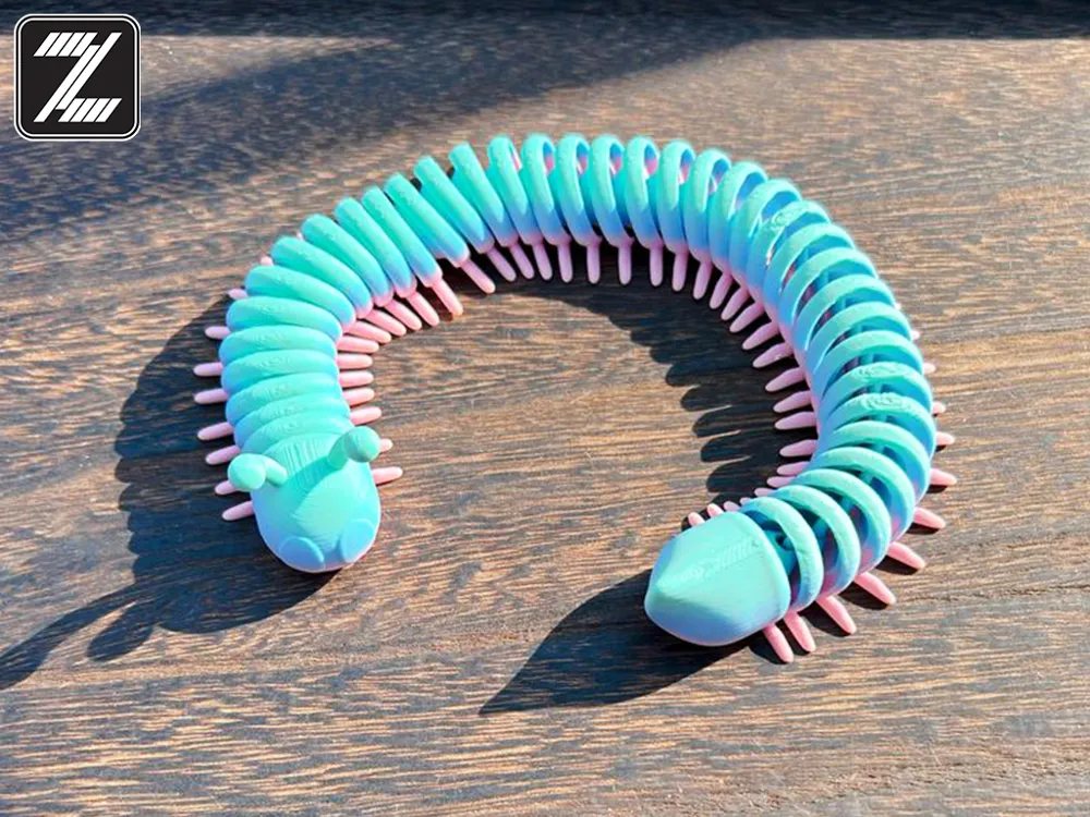 Articulated Flexi Millipede - Free 3D Print Model - MakerWorld