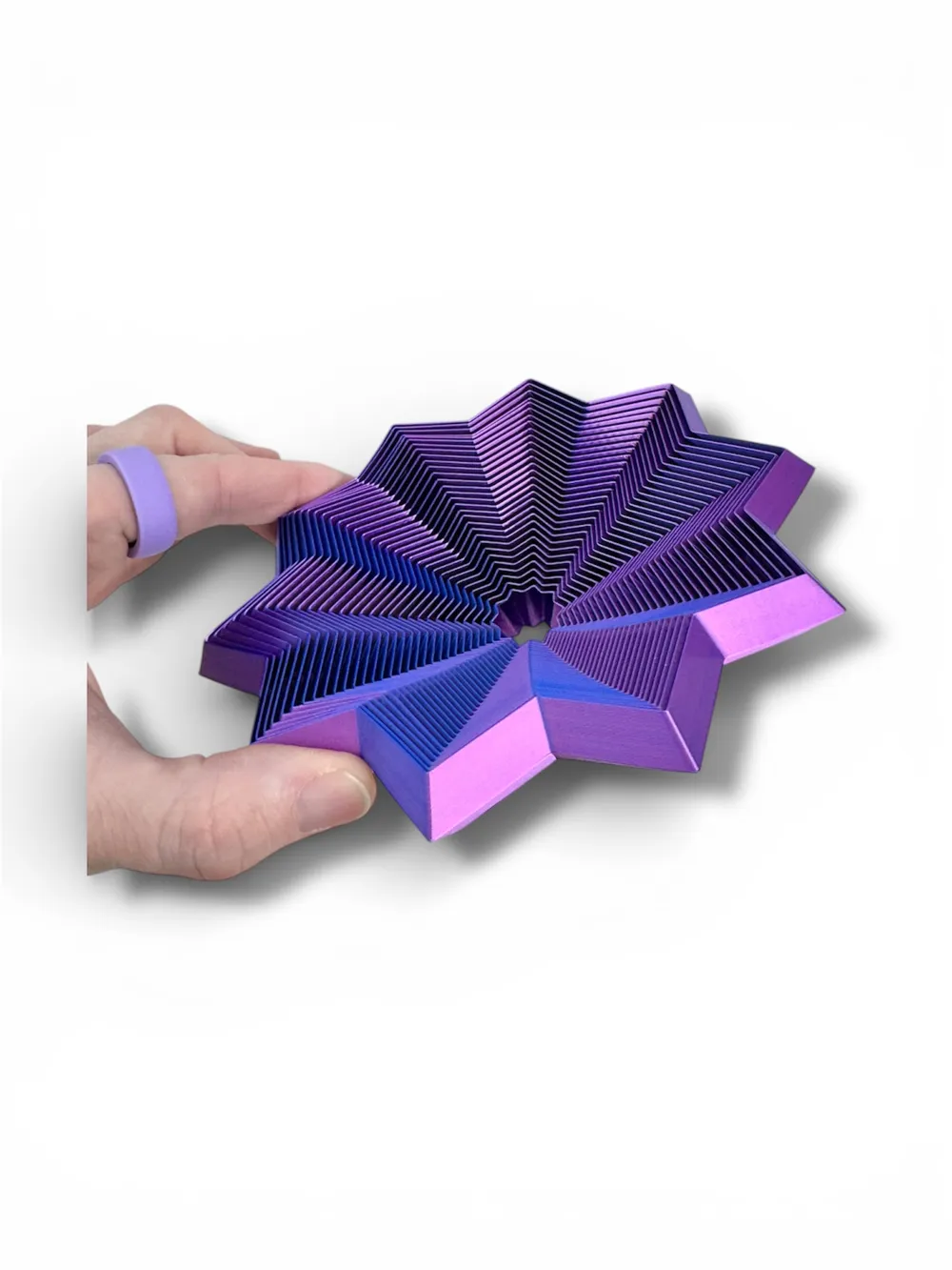 Star Slinky Layered Fidget Toy- Print in Place - Free 3D Print Model ...