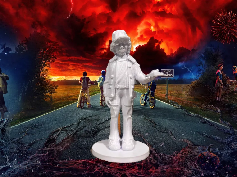 Dustin Henderson de Stranger Things - figurine - Modèle d'Impression 3D ...