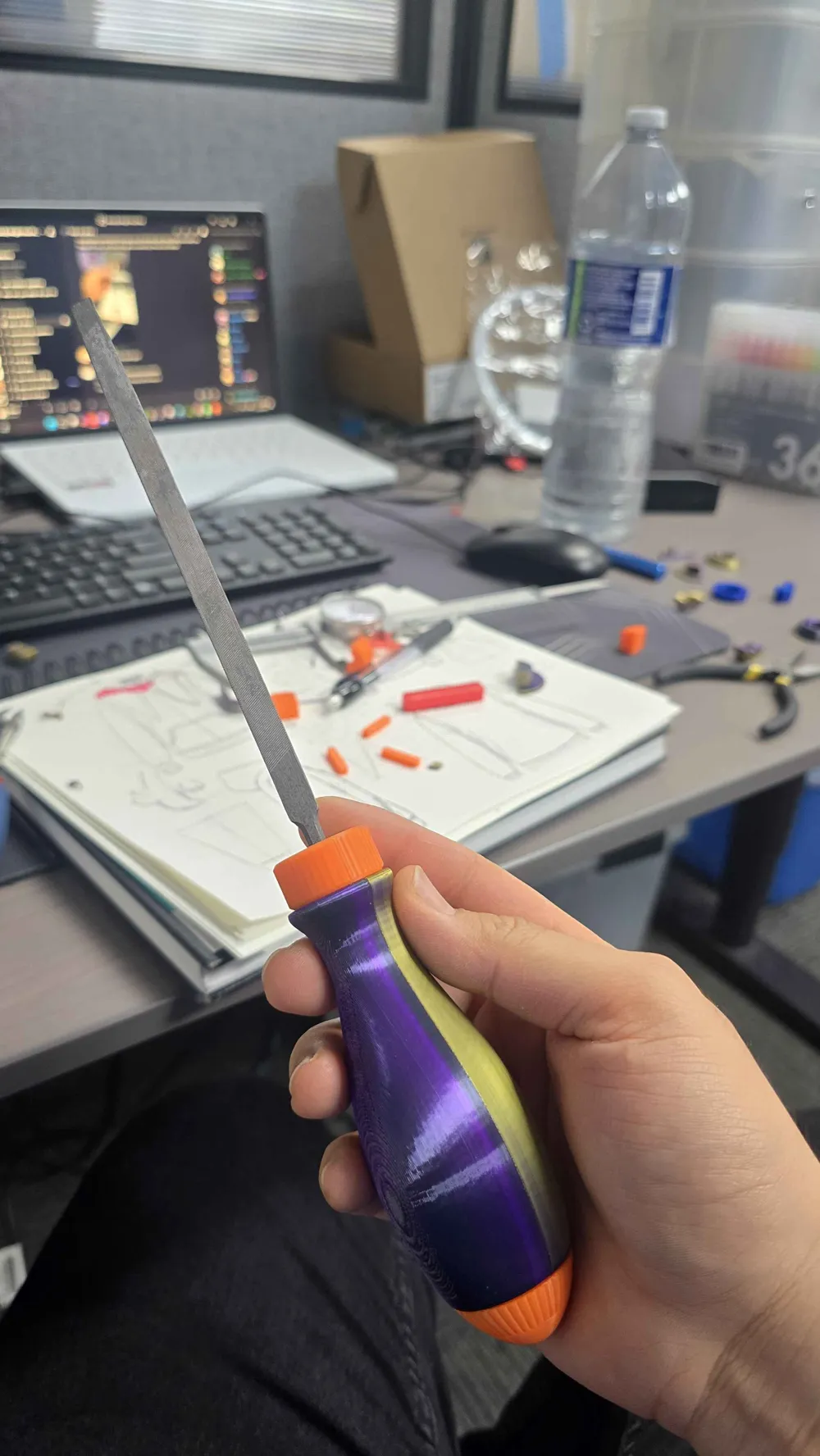 Universal File Handle - Free 3D Print Model - MakerWorld