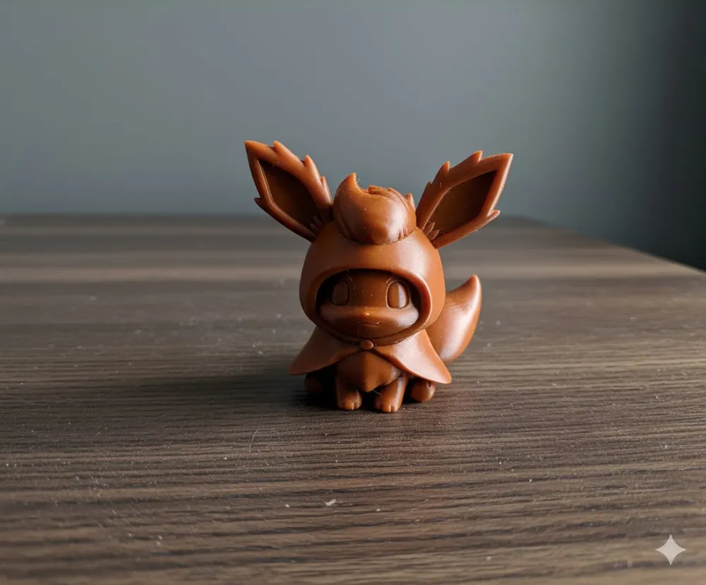 Chibi Eevee with Flareon Cape Pokemon by 3D RayKyros MakerWorld ...