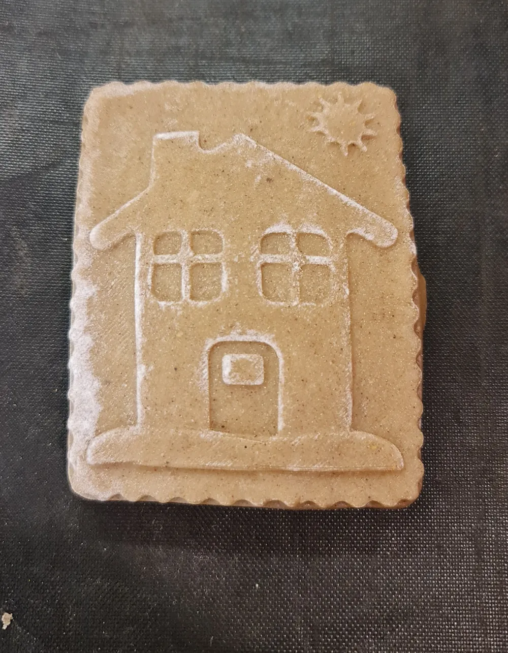 Gingerbread House Cookie Mold - Free 3D Print Model - MakerWorld