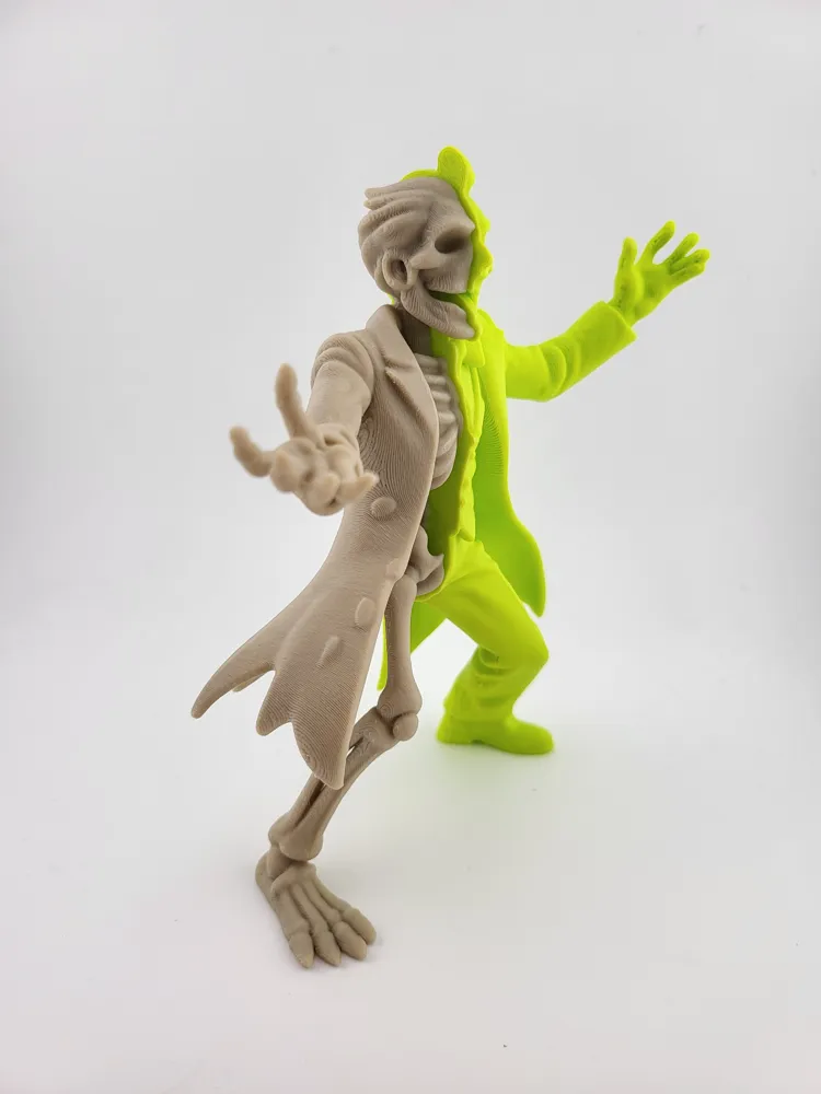Joker Skeleton Half Figure Batman DC Comics 3D - Free 3D Print Model ...