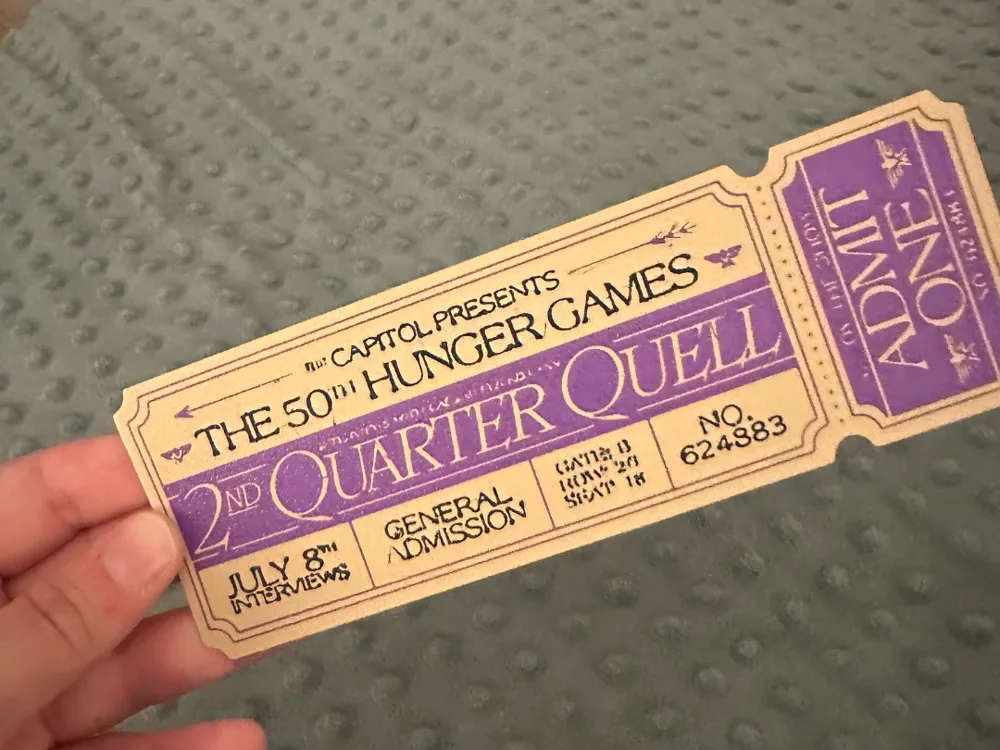 The Hunger Games 2nd Quarter Quell Bookmark by goldiesvinyl MakerWorld ...