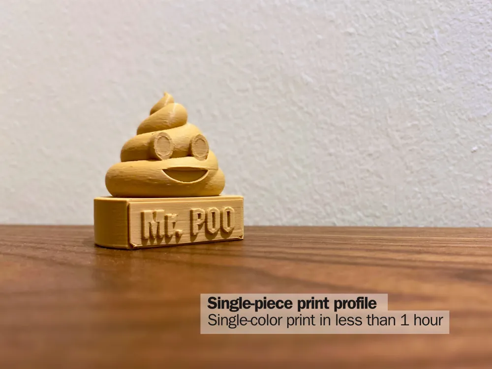 Poo Emoji Trophy - Happy Poop - Editable Nameplate Remixed by GHISA_DS ...