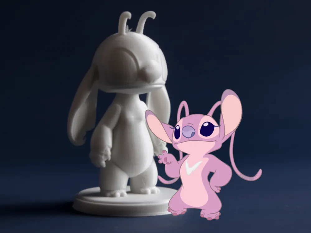 Modèle 3D Ange Disney – Lilo & Stitch - Modèle d'Impression 3D Gratuit ...