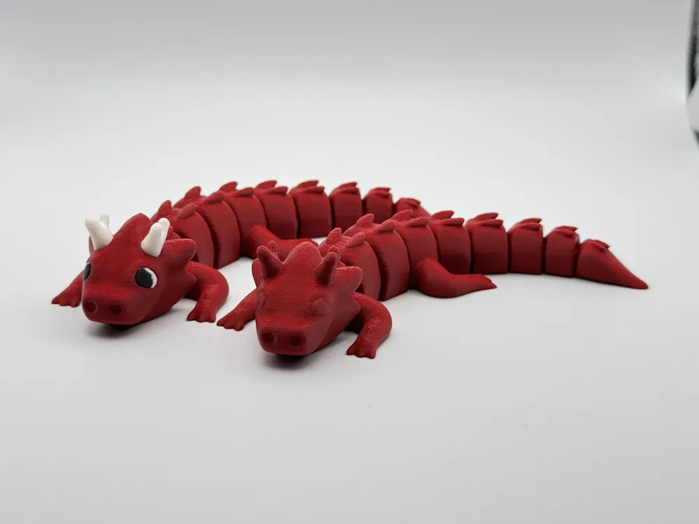 Cute Dragon Print in Place by Folk & Forge MakerWorld: Download Free 3D ...