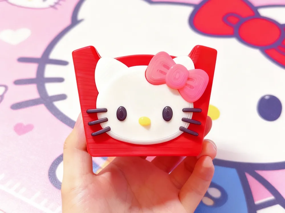 Hello Kitty Pen Holder & Tool Box by 一雕造物 MakerWorld: Download Free 3D ...