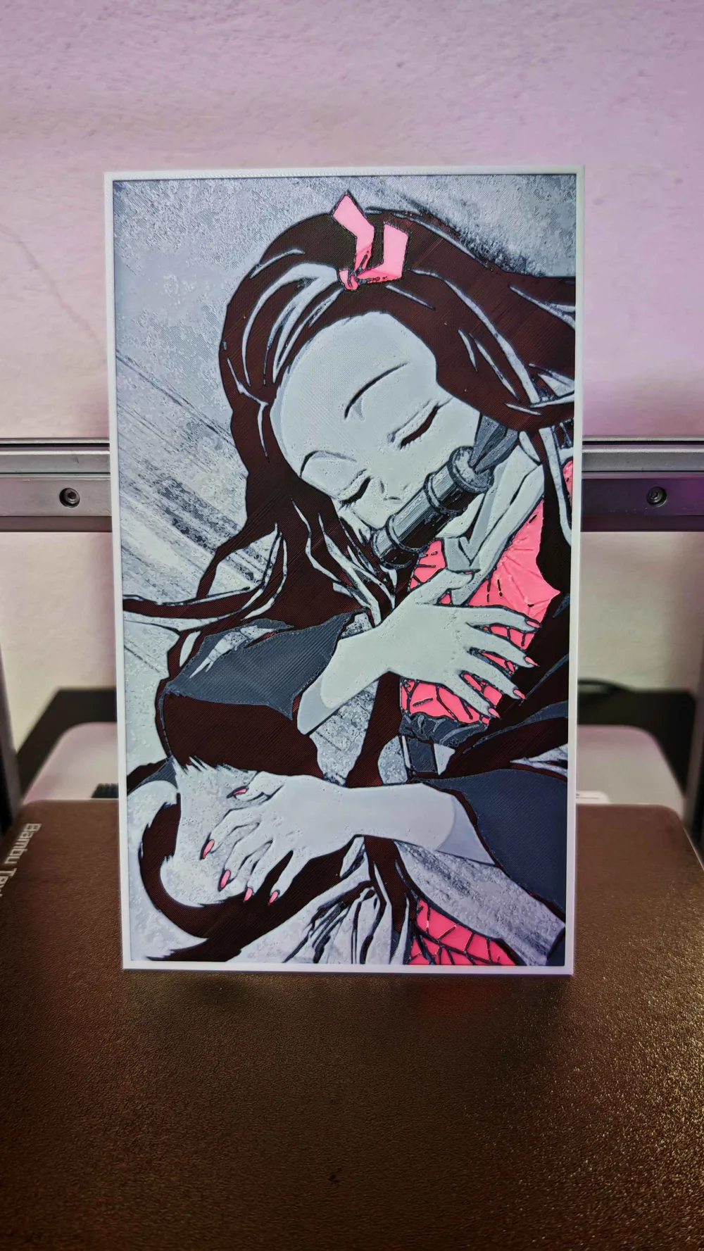 Demon Slayer - Nezuko hueforge - Free 3D Print Model - MakerWorld