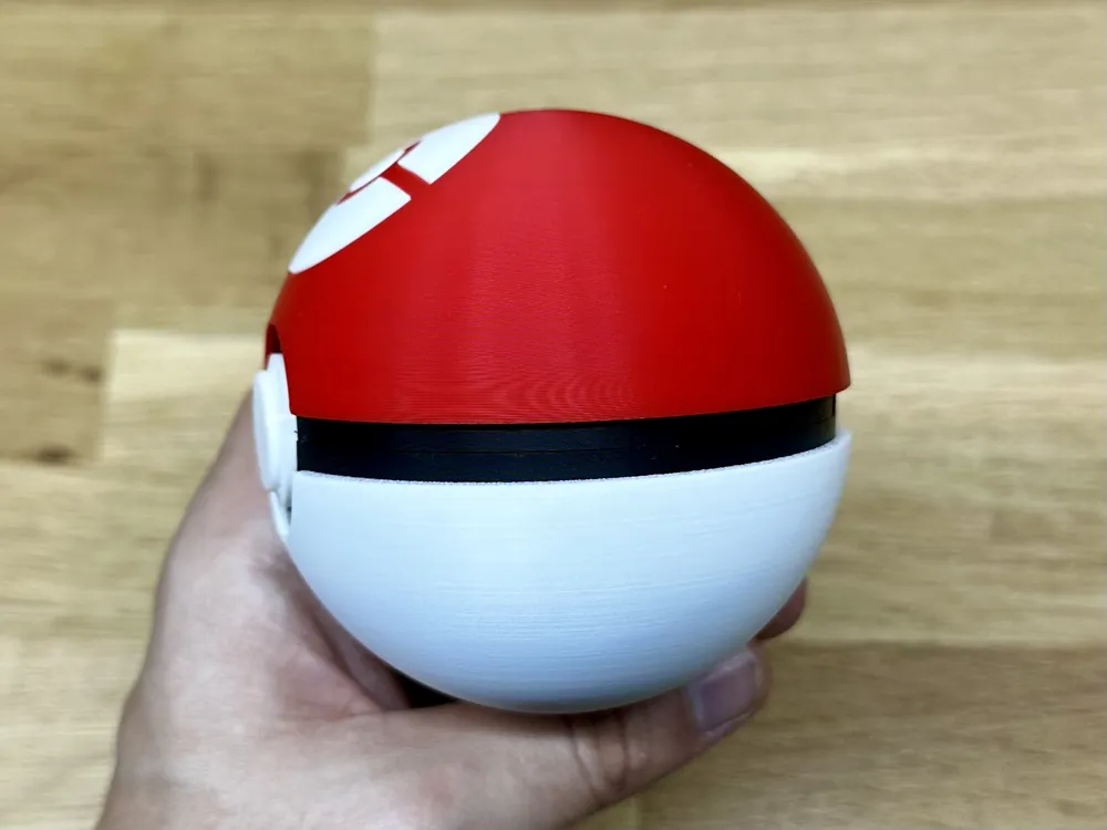 Sport Ball - Pokemon - Pokeball Functional - Free 3D Print Model ...