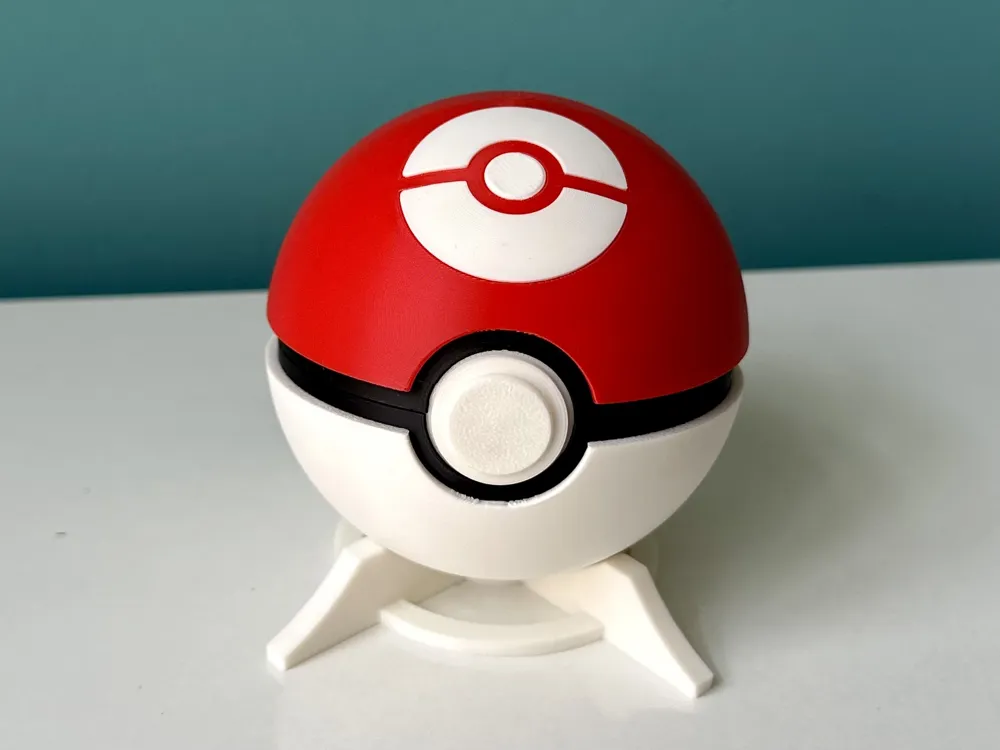 Sport Ball - Pokemon - Pokeball Functional - Free 3D Print Model ...