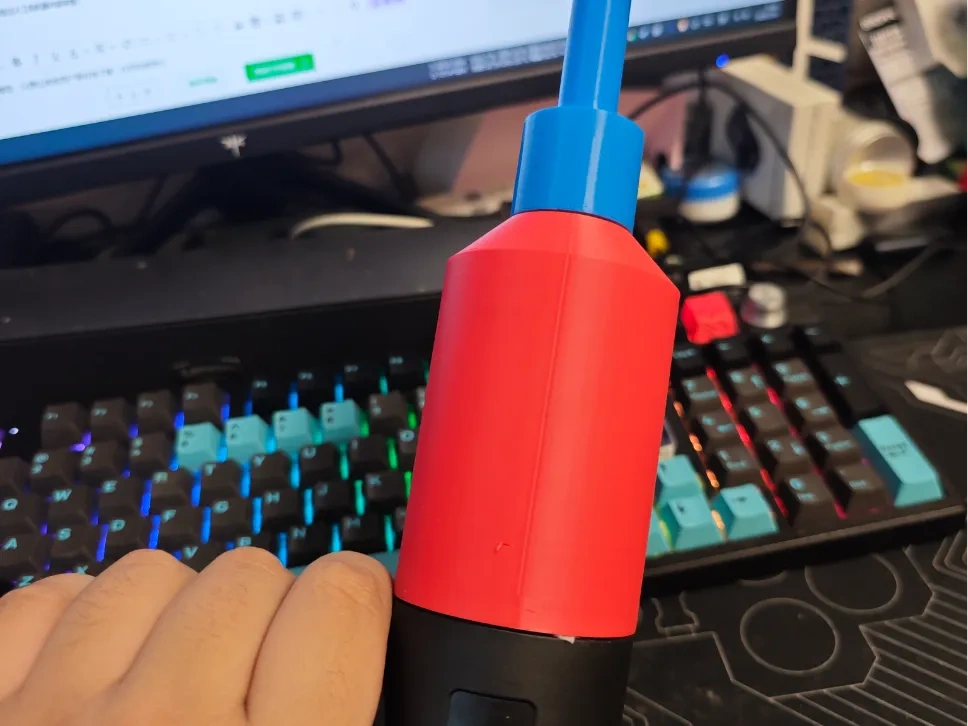 PDD 9.9 handheld vacuum cleaner, fully 3D printed dust cup and nozzle ...