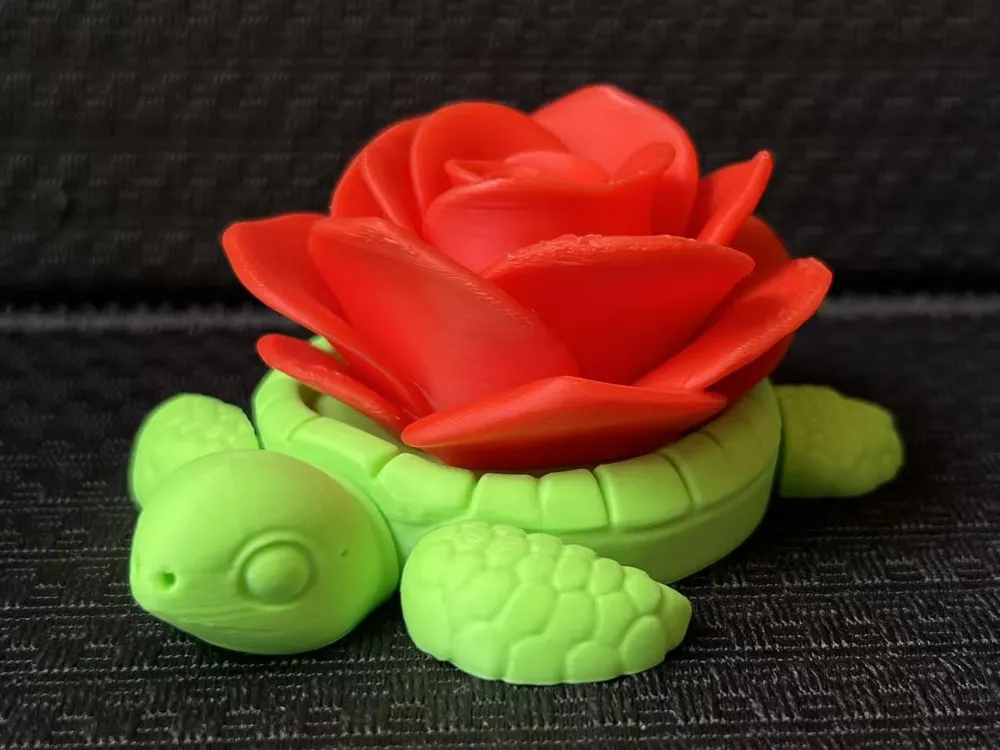 Articulated Fidget Rose Turtle - Free 3D Print Model - MakerWorld