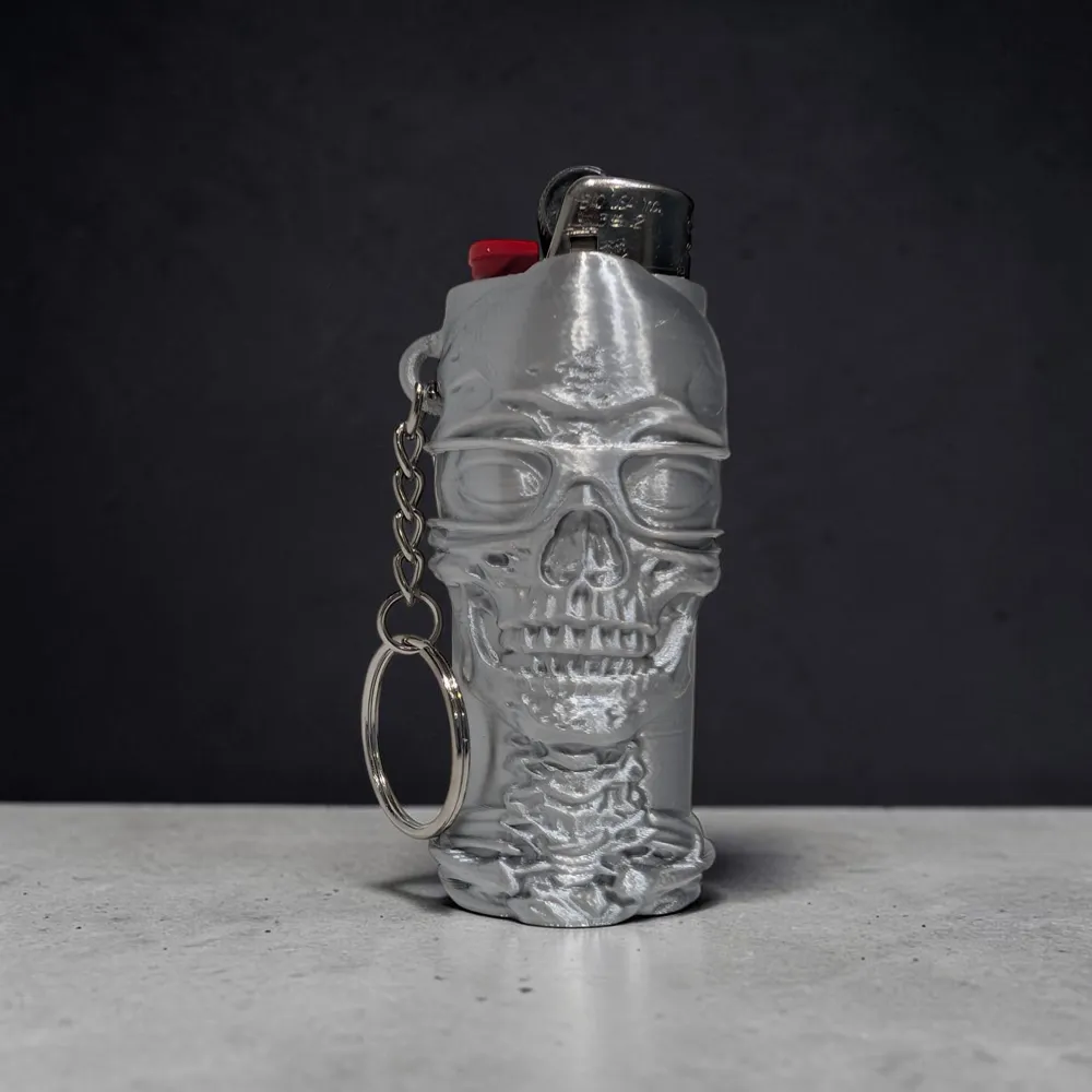Cool Skull Bic Lighter Case - Free 3D Print Model - MakerWorld