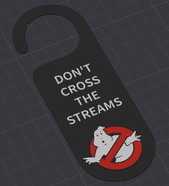 Ghost Busters Door Hanger by JeffBoykin - MakerWorld