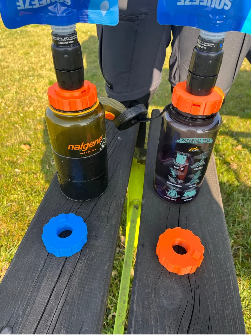 Sawyer to Nalgene, Helikon Bottle - Filter Adapter by Drda 3D Print ...