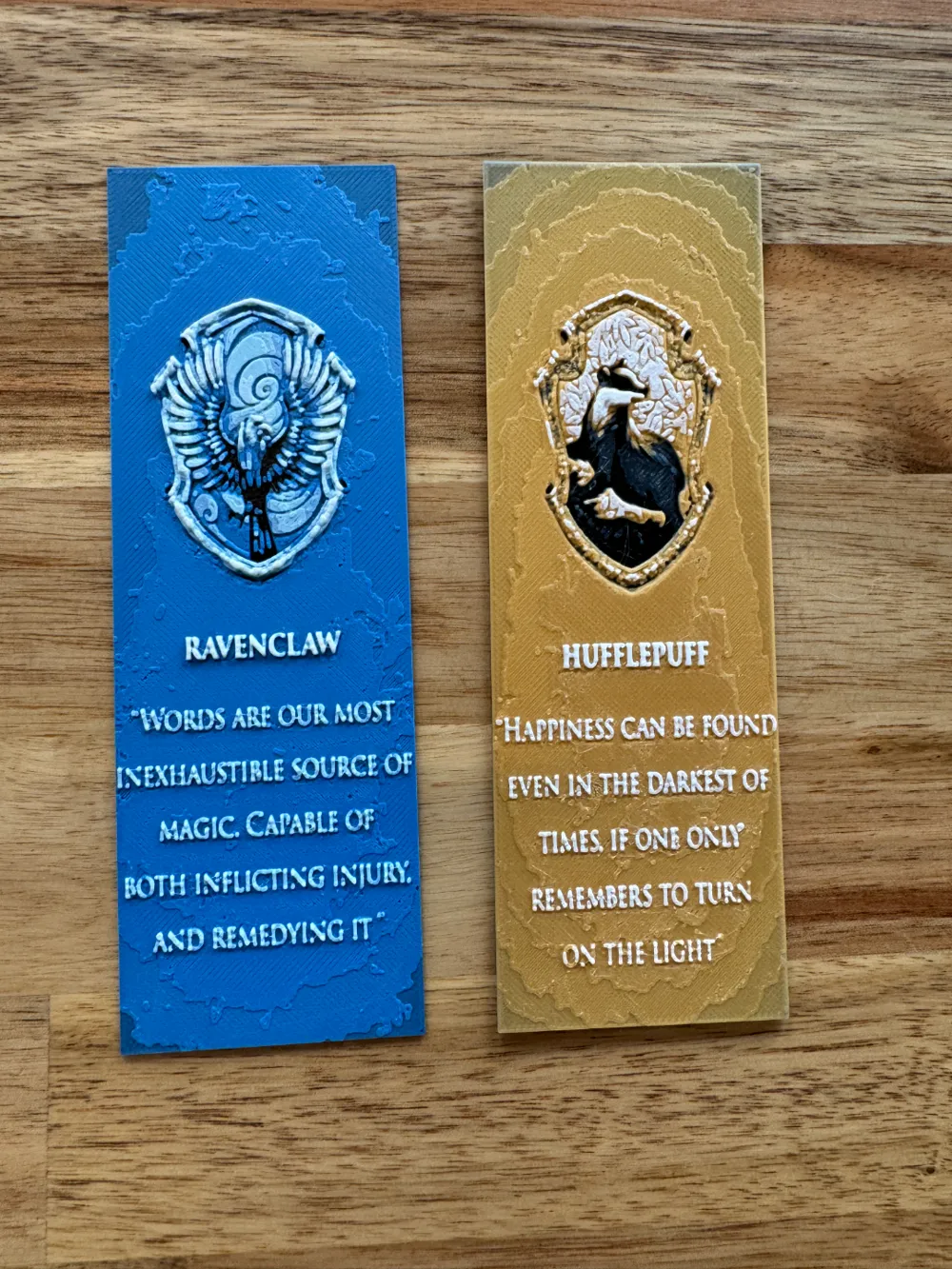Harry Potter Bookmark Collection #1 - Free 3D Print Model - MakerWorld