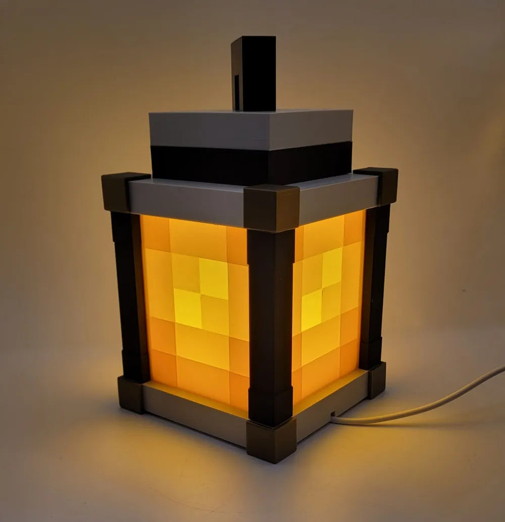 Minecraft Lantern - LED Kit 001 - Free 3D Print Model - MakerWorld