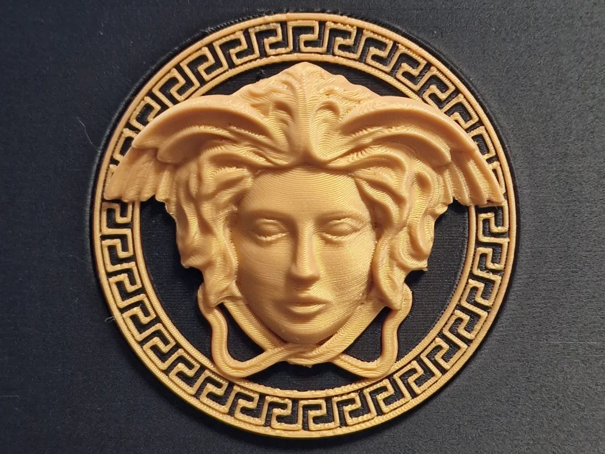 VERSACE Emblem in High Definition - Free 3D Print Model - MakerWorld