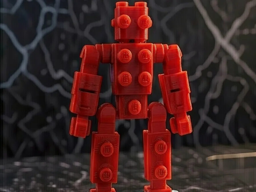 Bricky Ricky, the brick compatible figure!!! - Free 3D Print Model ...