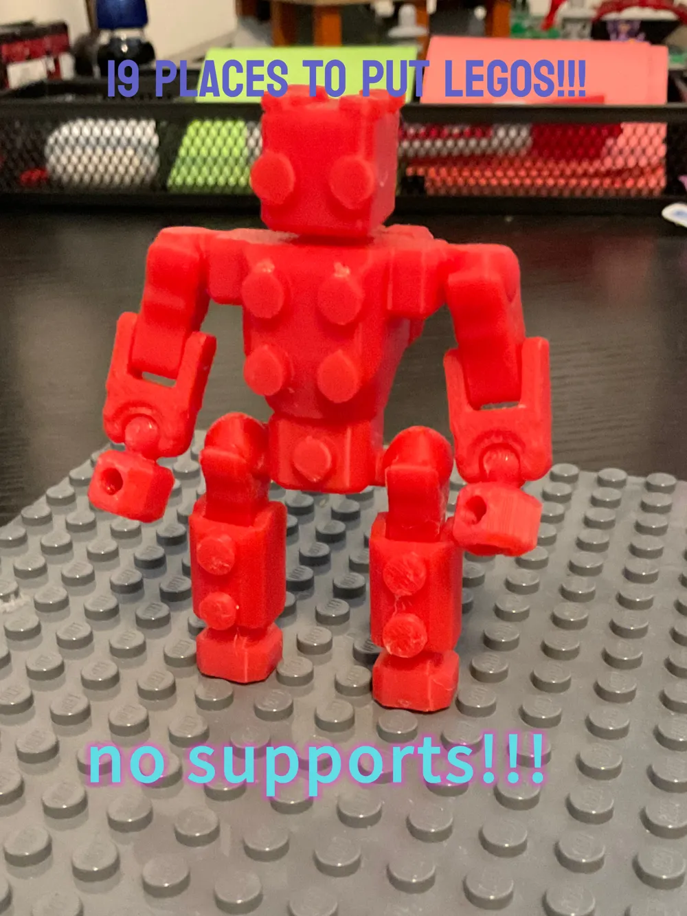 Bricky Ricky, the brick compatible figure!!! - Free 3D Print Model ...